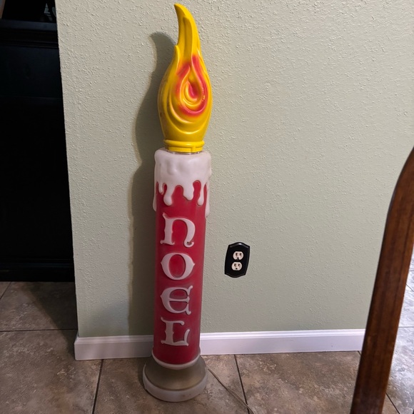 Vintage | Holiday | Vintage Noel Candle Blow Mold | Poshmark